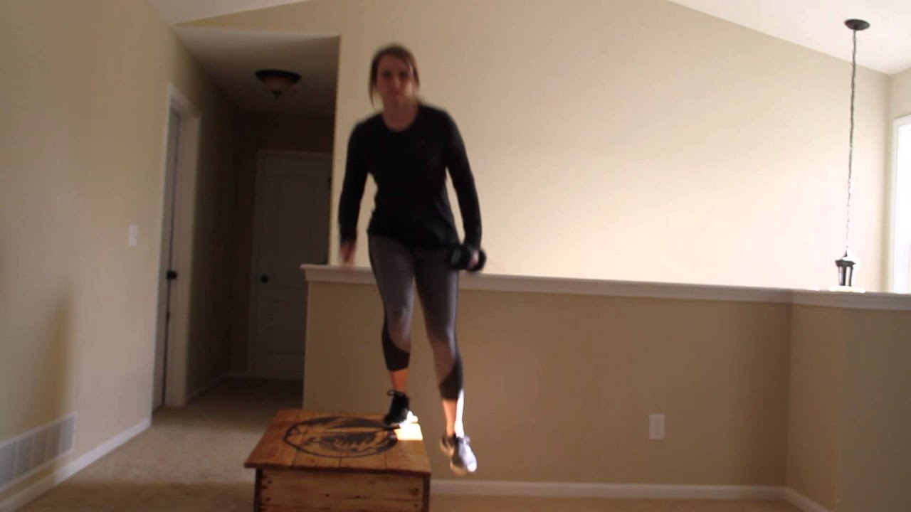Weighted Side Step Up - YouTube