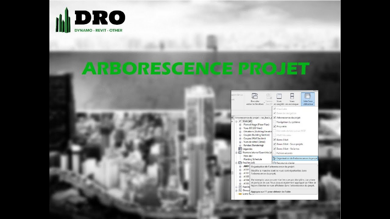Revit - Arborescence projet - YouTube