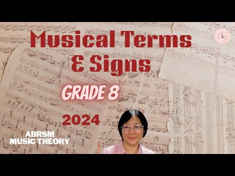 Musical Terms & Signs grade 8 music theory exam 2024 | ABRSM - YouTube