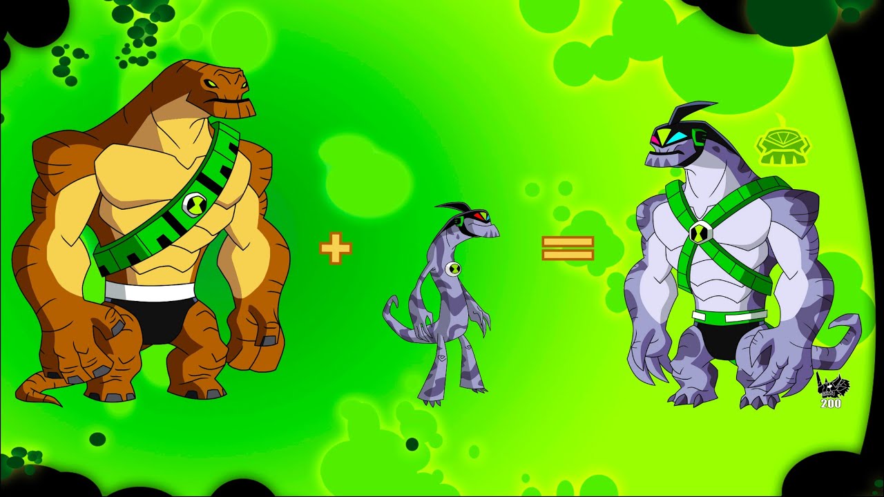 Humungousaur with all aliens fusion All Parts - YouTube