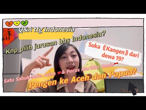 【Talk with Me】Ep.02 Q&A ttg Indonesia🇮🇩 & Cover lagu Indonesia🎵 - YouTube