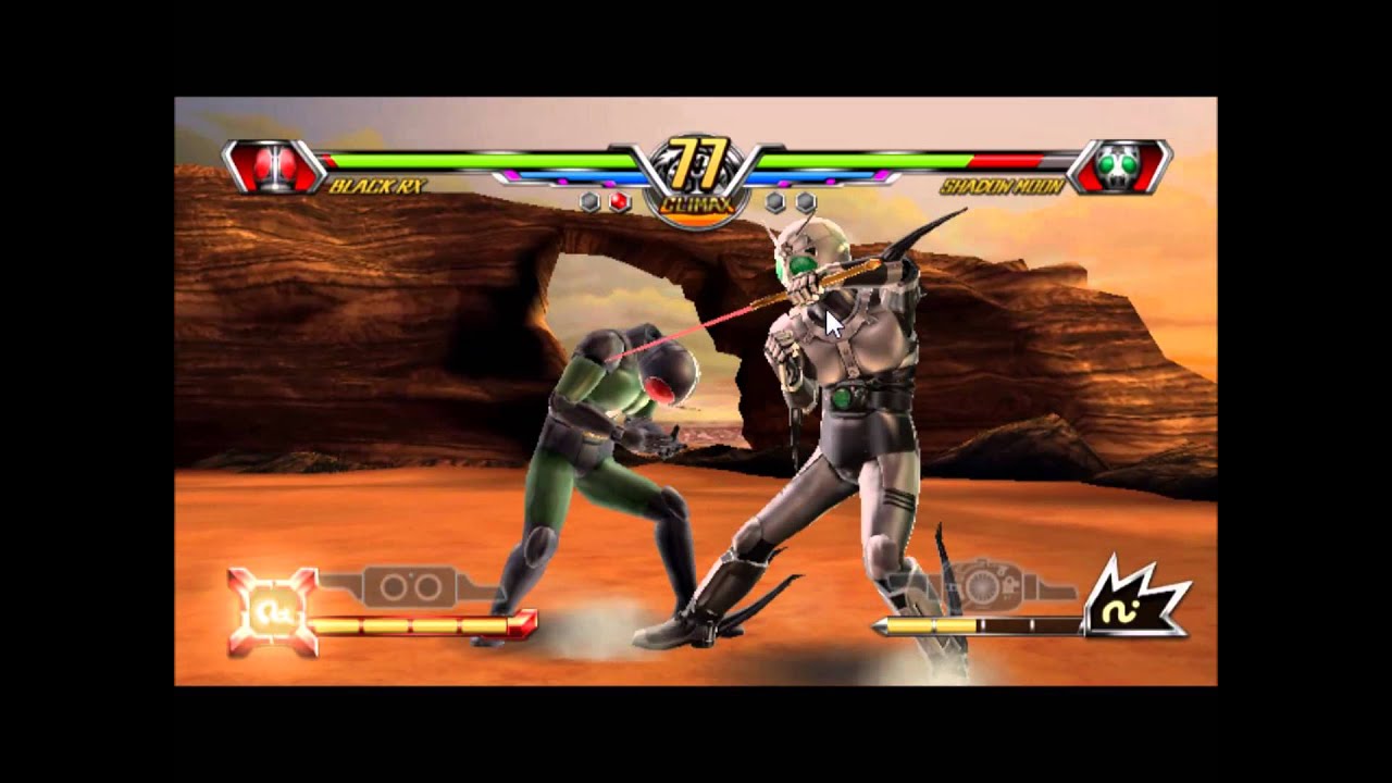 Kamen Rider Super Climax Heroes- Black RX Vs Shadow Moon - YouTube
