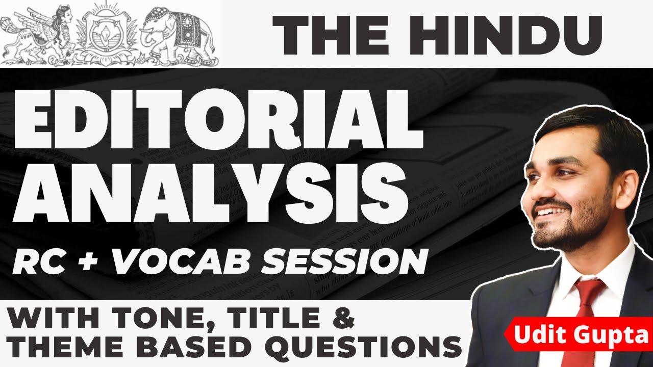 The Hindu Editorial Analysis | Reading Comprehension Tricks | Tone ...