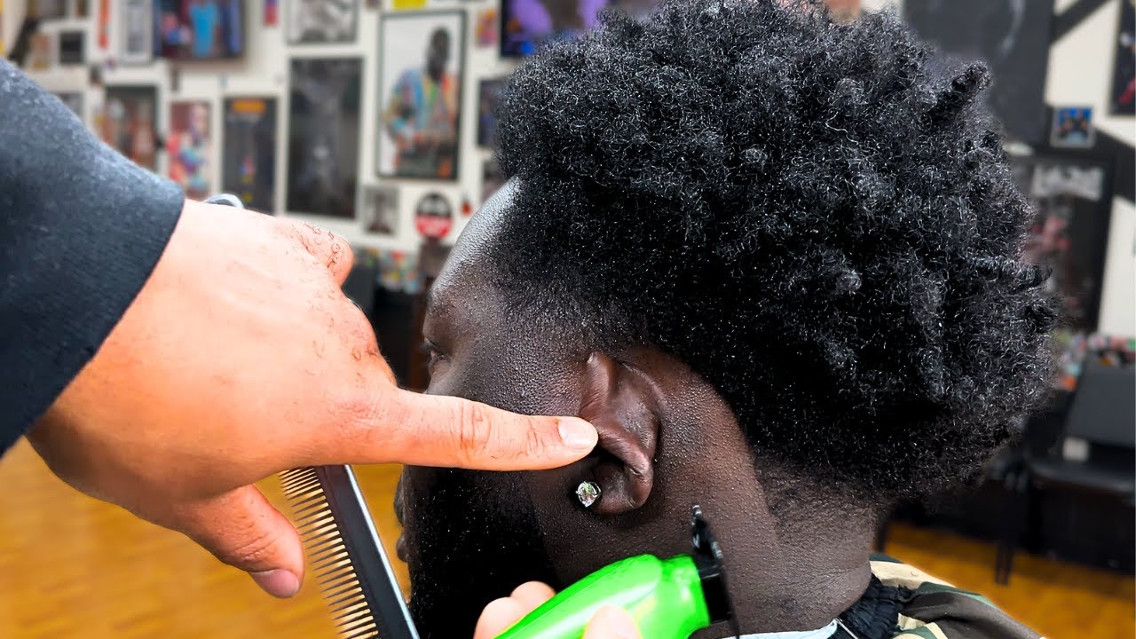 *FULL LENGTH* HAIRCUT TUTORIAL: MID TAPER| How to taper into a fro ...