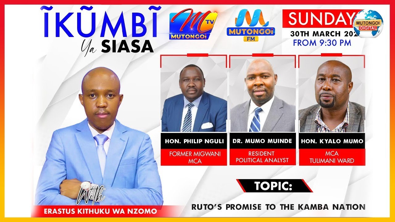 IKUMBI YA SIASA: MAWATHO MA PRESIDENT RUTO UKAMBA - YouTube