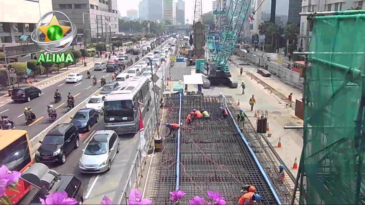 Diaphragm wall MRT Jakarta - YouTube