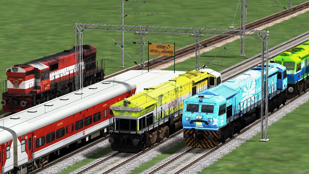 Repainted KYN WDM3D Coupling Humsafar Express & Departs With Loud ...