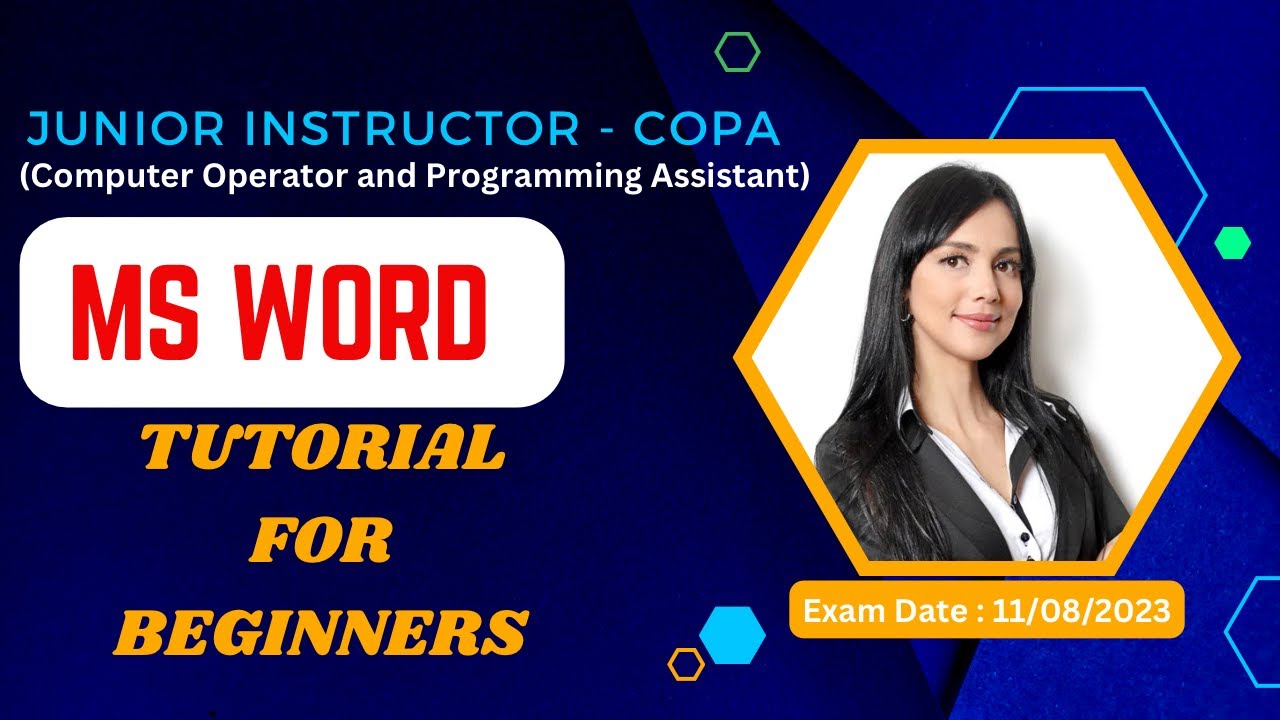 MS WORD | JUNIOR INSTRUCTOR | COPA | Kerala psc tutorials free class ...