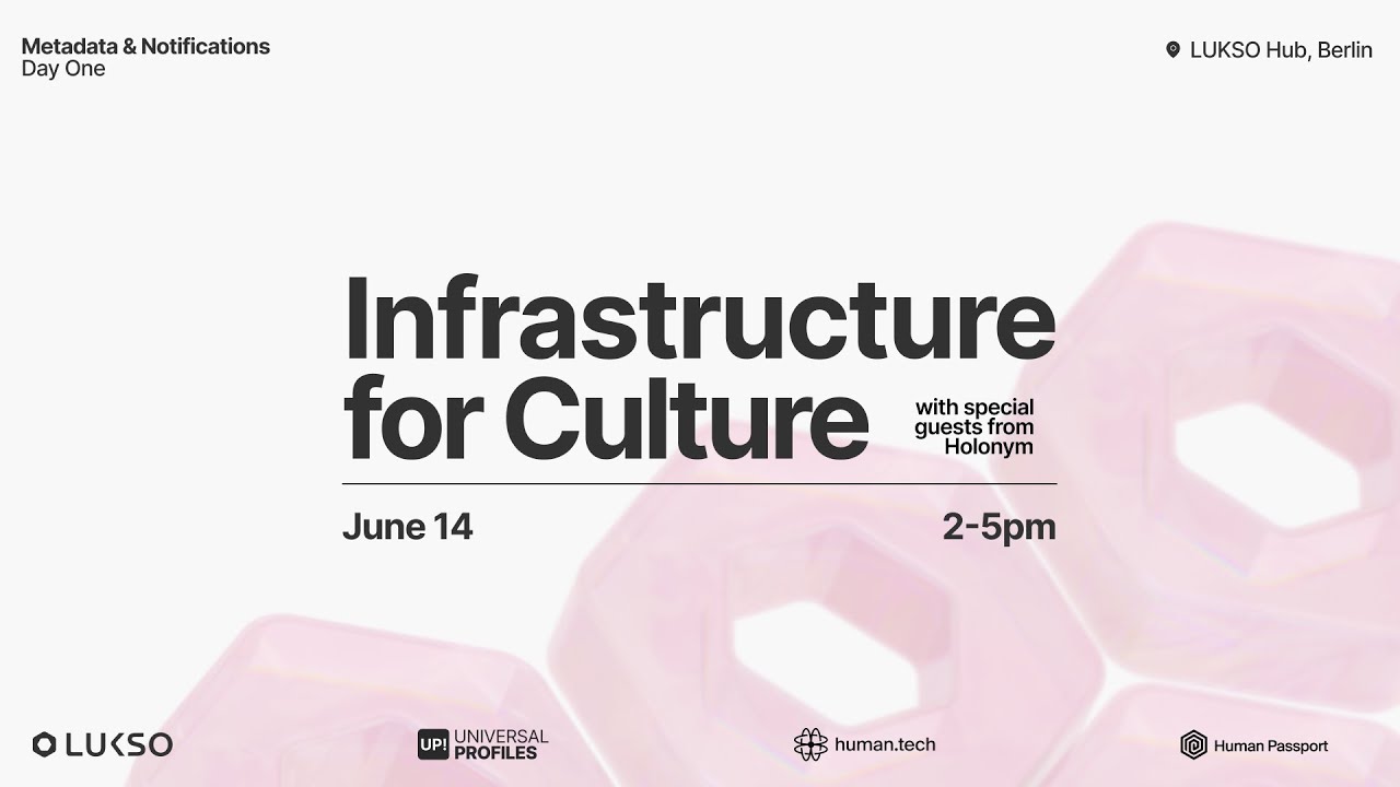 Infrastructure for Culture — Day 1: Metadata - YouTube