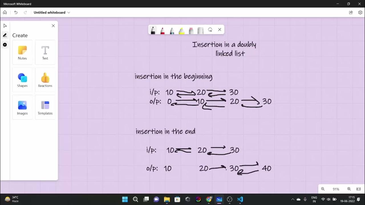 Insert A Node in the Doubly Linked List - YouTube