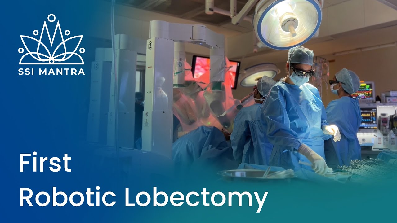 First SSi Mantra Robotic Lobectomy @ Narayana Hrudayalaya - YouTube