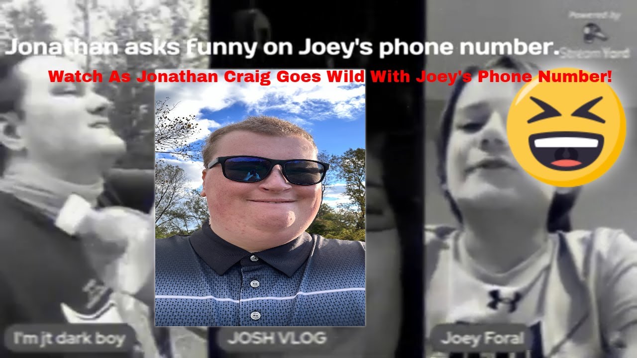Watch As Jonathan Craig Goes Wild With Joey's Phone Number! - YouTube