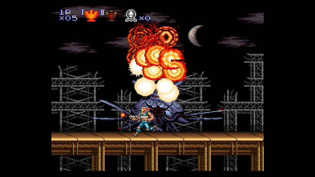 Contra III: The Alien Wars (Easy Mode) Playthrough - YouTube