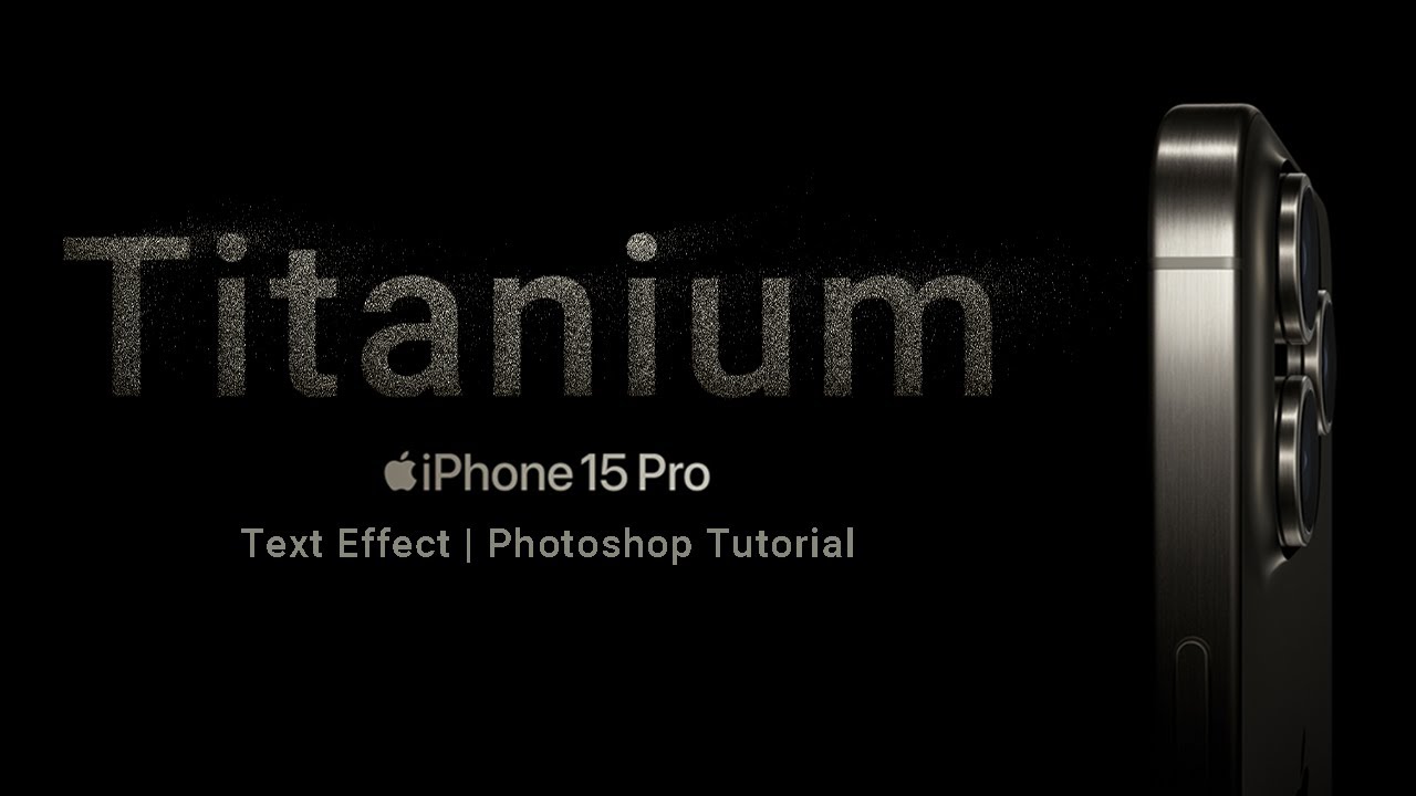 Unlock the Secrets of the iPhone Pro 15's Text Effect | Photoshop ...