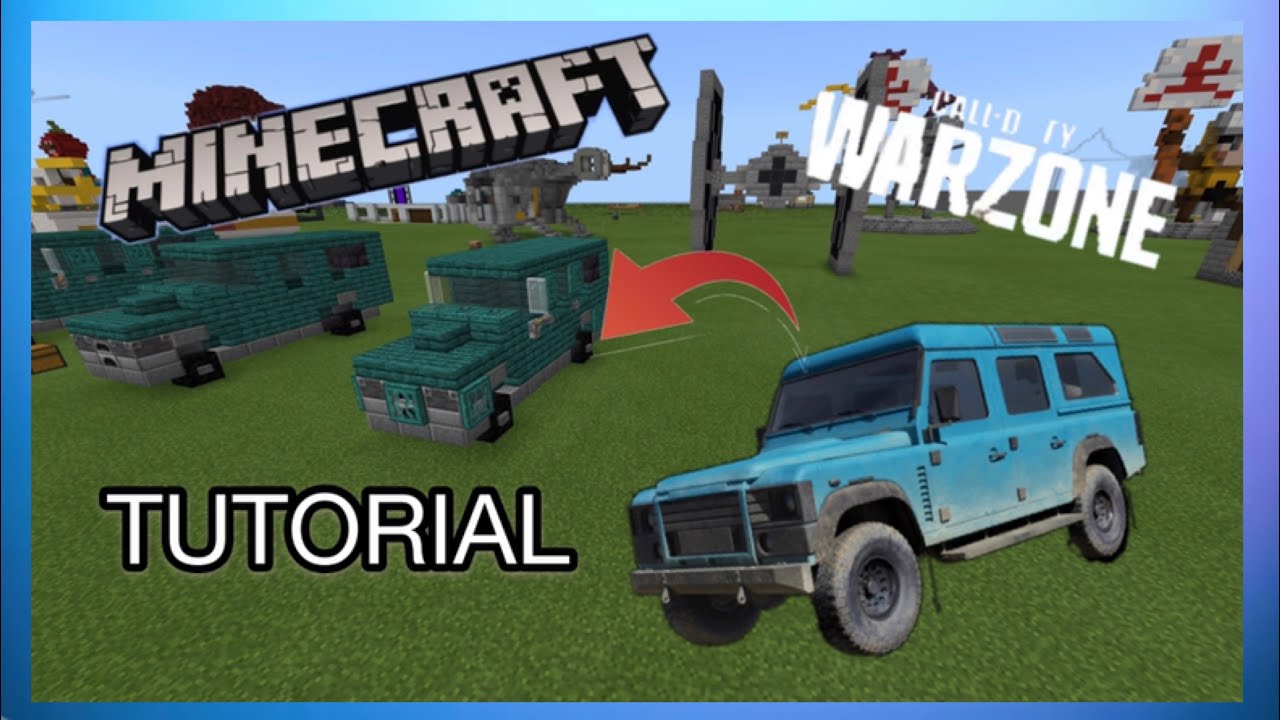 How To Build SUV from WARZONE, Call of Duty Modern Warfare in Minecraft ...