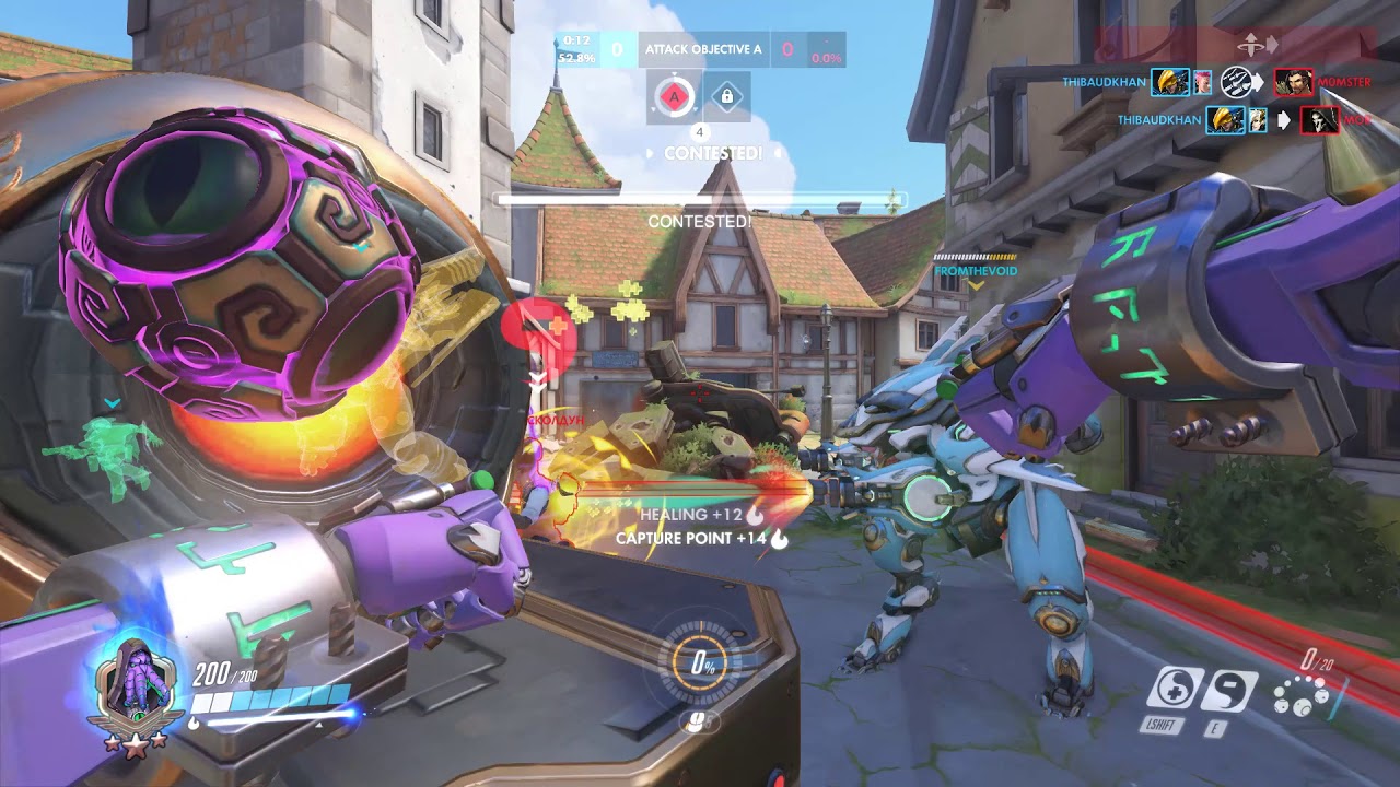 Overwatch comp zen defence - YouTube