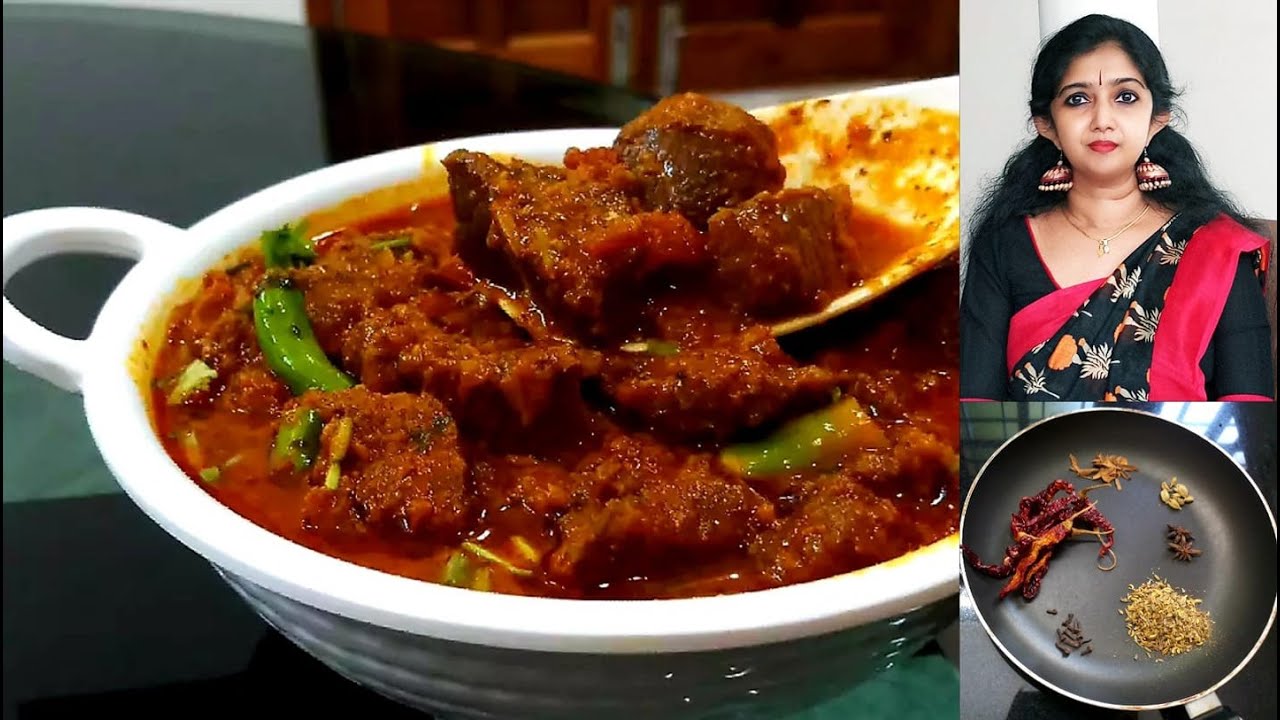 Tasty & Spicy Beef Kadai/How To Prepare Mouth watering Kadai Beef With ...
