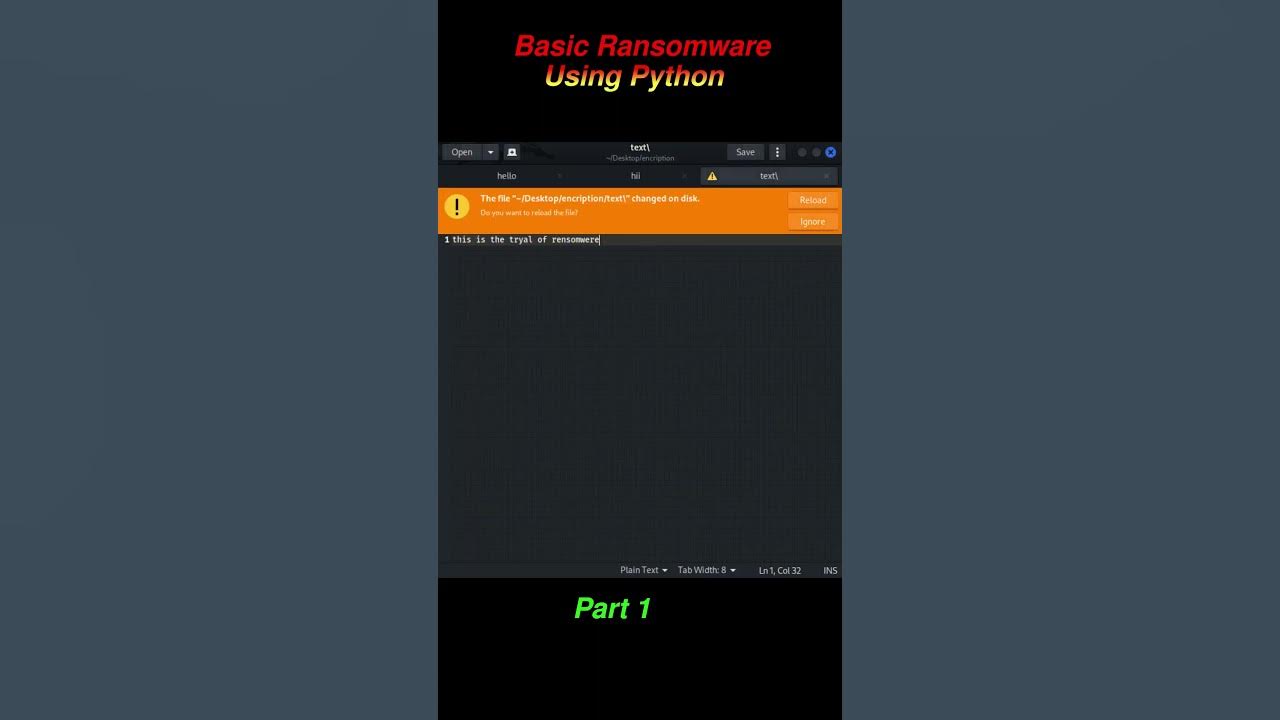 Basic Malware using python (Ransomware) - YouTube
