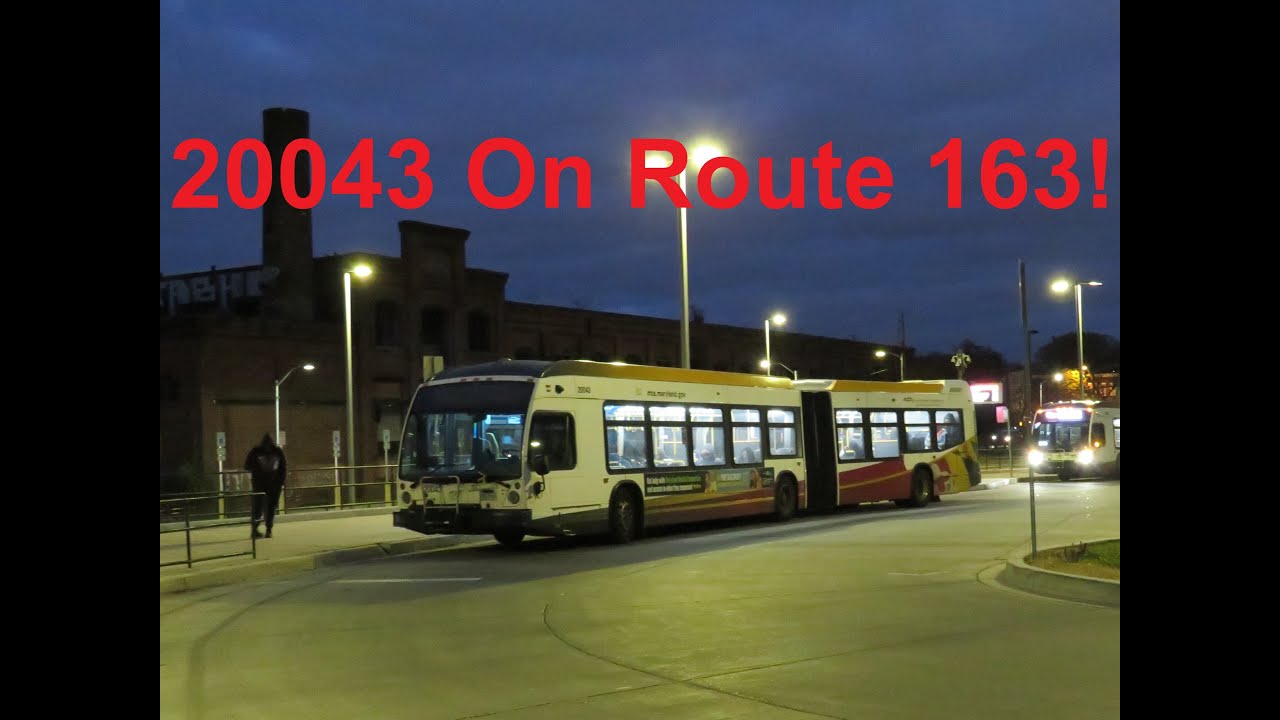 NeoplanDude | MTA Maryland 2020 NovaBus LFS-A #20043 On Route 163, To West Baltimore MARC! - YouTube