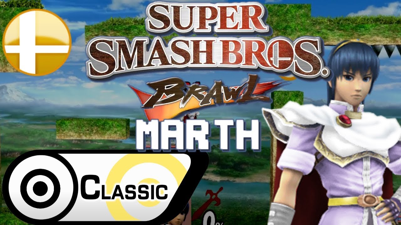 Super Smash Bros Brawl - Classic Mode - Marth - YouTube