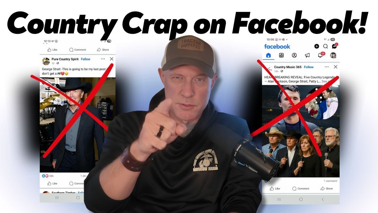 Fake COUNTRY CRAP on Facebook! #georgestrait #alanjackson #countrymusic ...