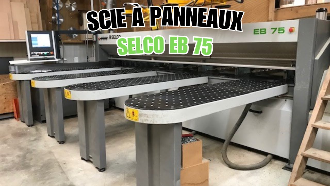 KAZI-TANI - Scie à panneaux automatique SELCO EB75 - C3124 - YouTube