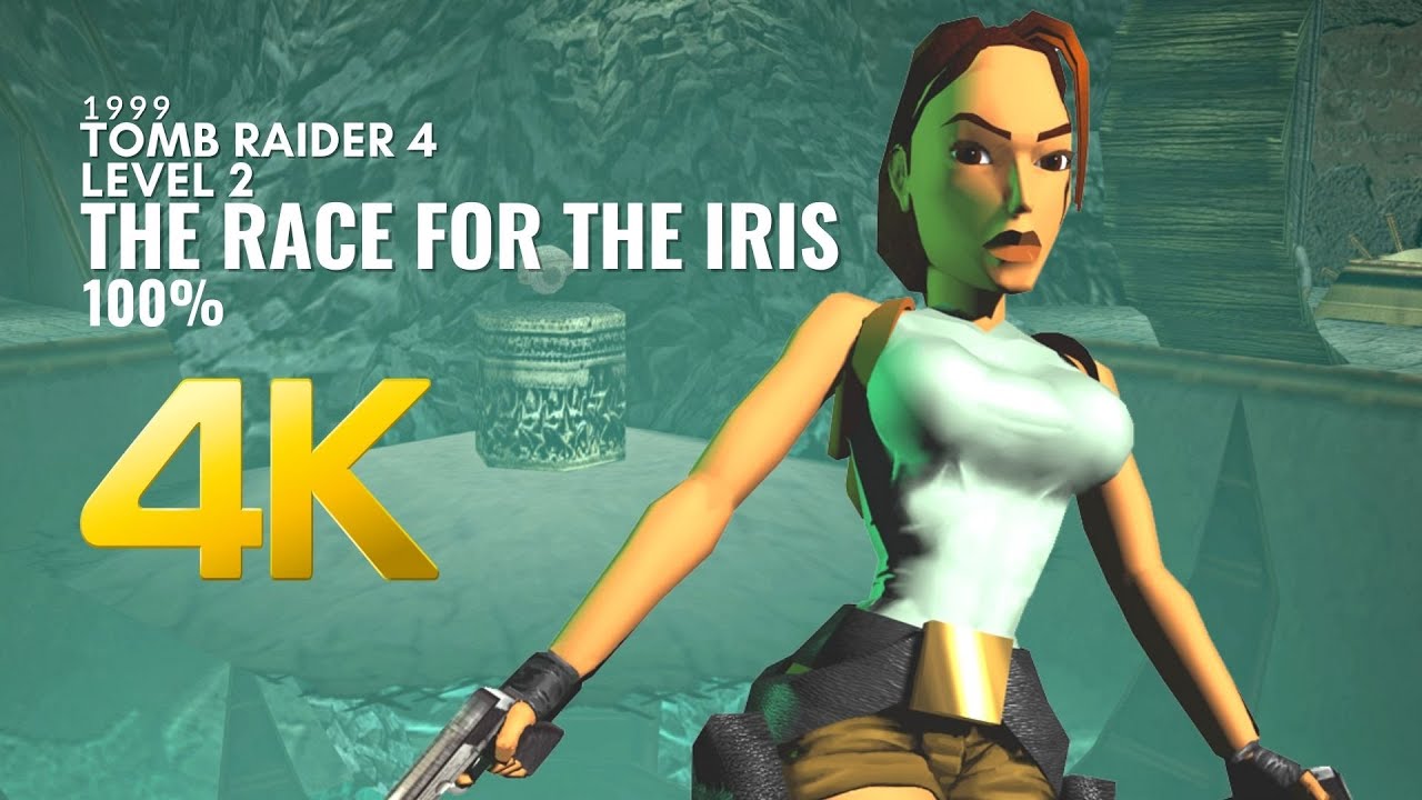 Tomb Raider 4 (4K) LEVEL 2: Race for the Iris 100% All Collectibles ...
