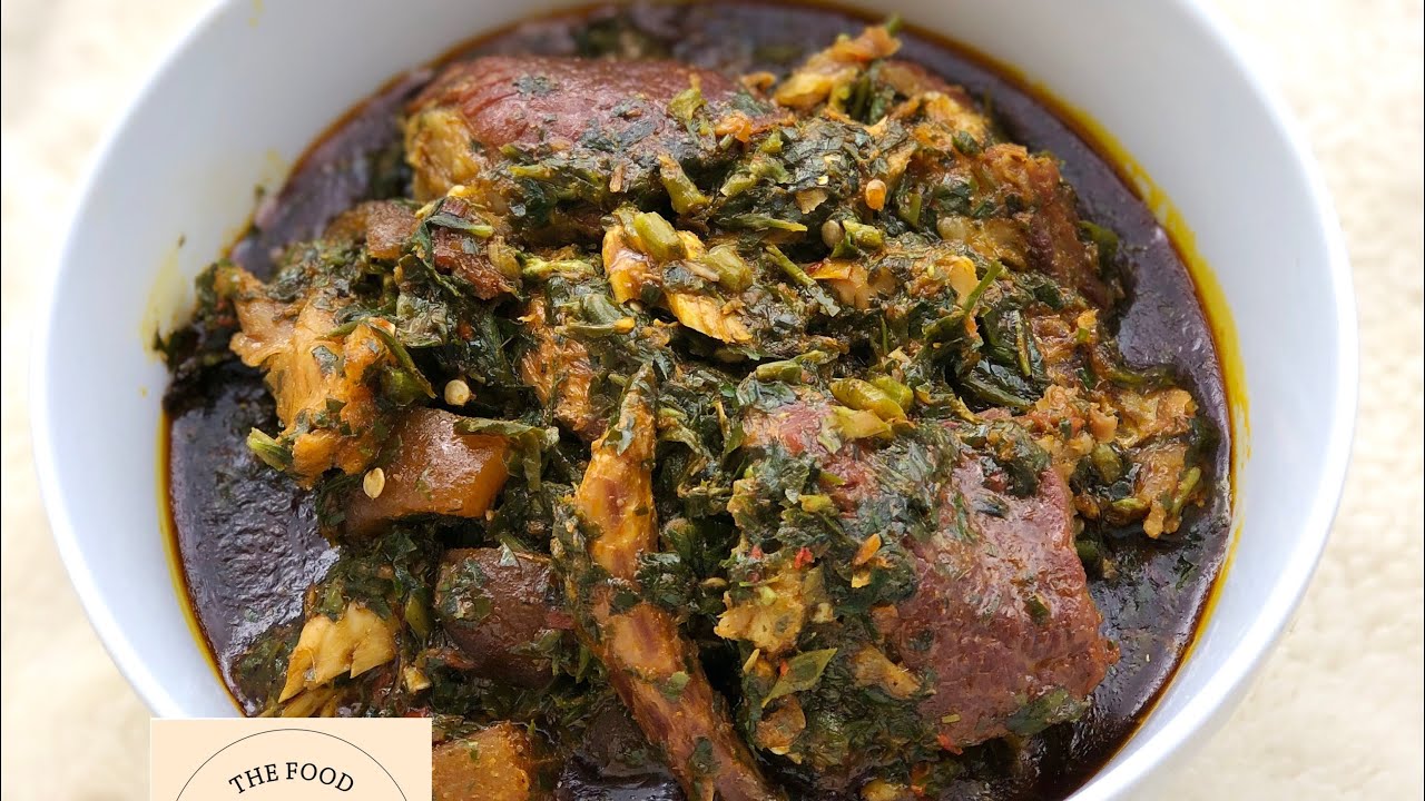 How to make afang soup on a budget without sea food - YouTube