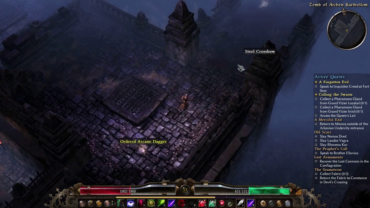 Grim Dawn 34: Tomb of Archon Bartholeim and search for Fort Ikon rift ...