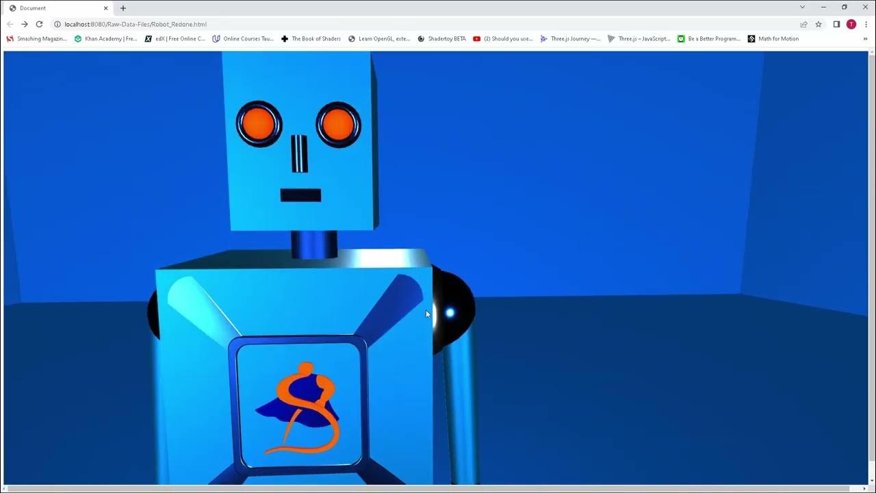 Three.js tutorial: Basic geometry character modeling - YouTube
