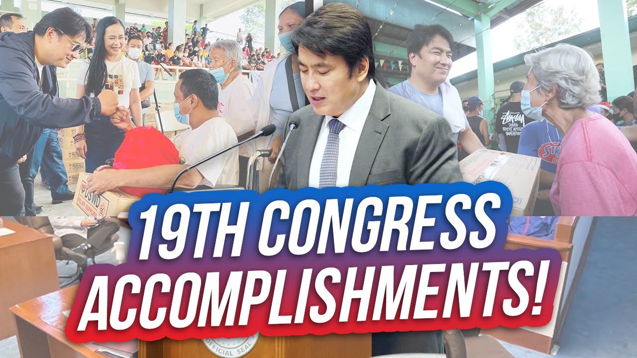 My 19th Congress Accomplishments! | Ramon Bong Revilla Jr. Vlogs - YouTube