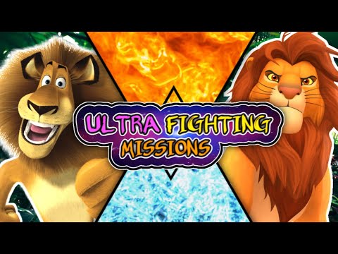 [Ultra Fighting Missions] Alex The Lion VS Simba (Season 6, Ep.1) 500 ...