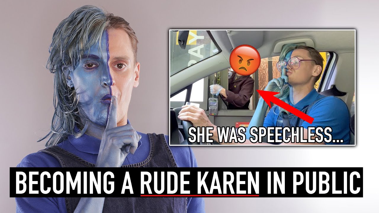 BECOMING a RUDE KAREN for 24 HOURS! *prank* - Philip Green - YouTube