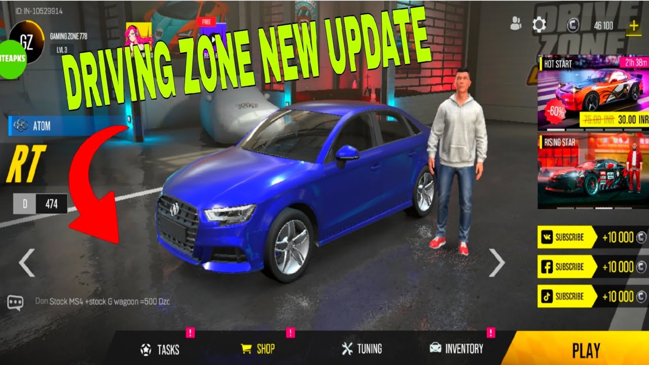 NEW UPDATE DRIVING ZONE 0.8.11 II DRIVING ZONE ONLINE GAMEPLAY# ...