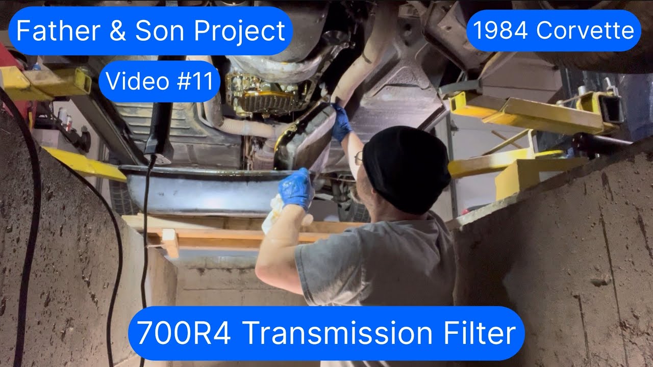 (Video #11) C4 1984 Corvette 700R4 Transmission Filter (new racing ...