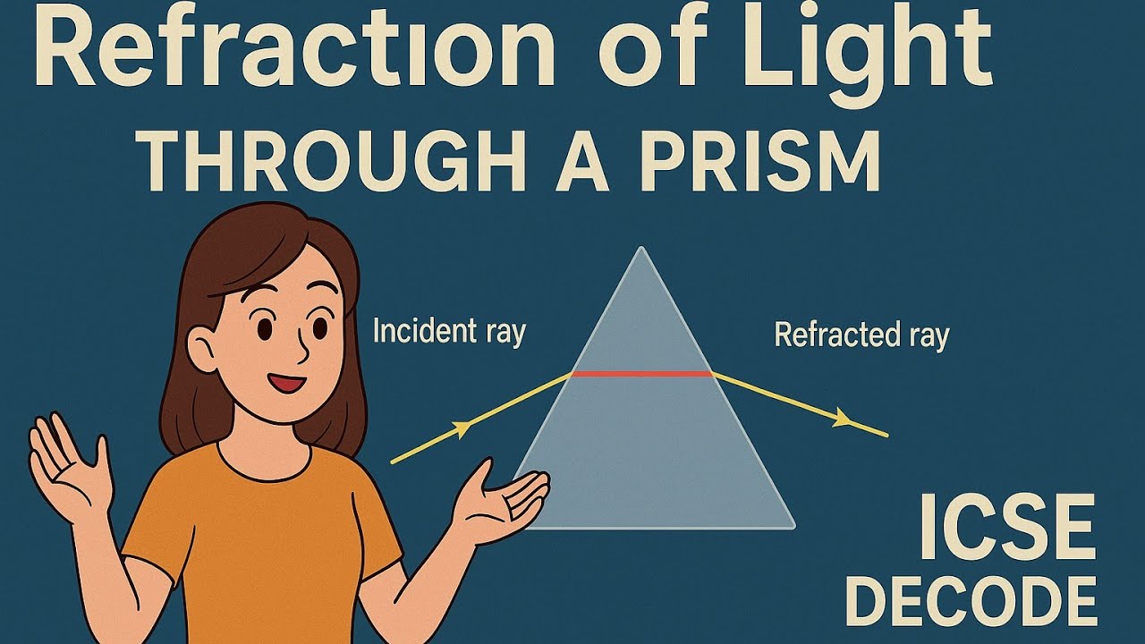 "This is How Light Changes Direction! | Refraction Through Prism | ICSE ...