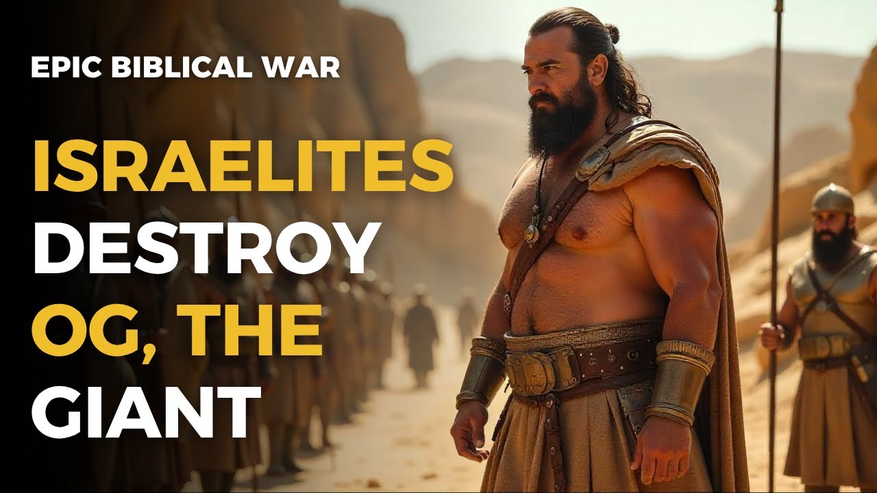 Epic Biblical War: Israelites Destroy Og, The Giant King of Bashan ...