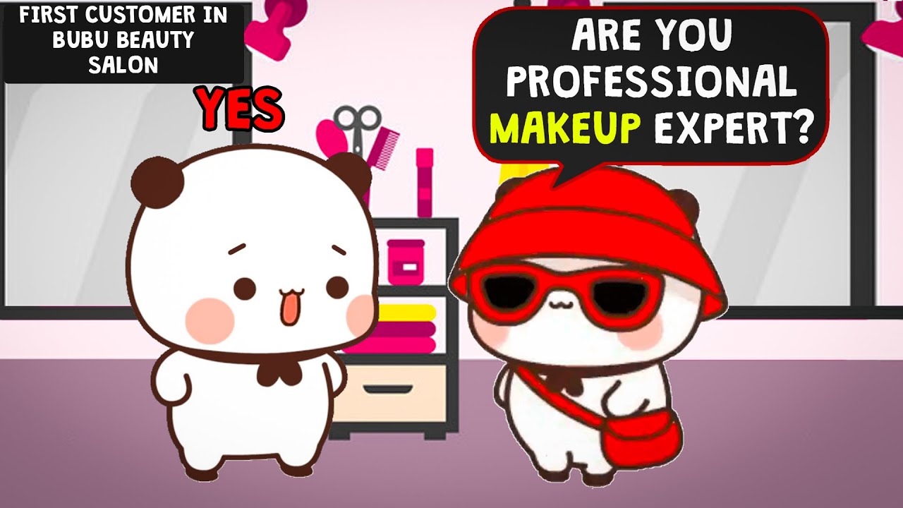 #BDC306 Bubu Got First Customer in BEAUTY SALON 😍| Bubu Dudu Animation ...