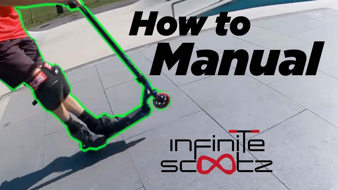 How to Two-foot manual on a Scooter - Infinite Scootz - YouTube