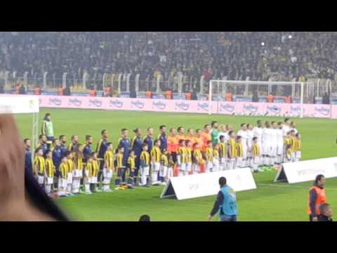 Fenerbahçe 2 - Beşiktaş 0 - Milli Marş