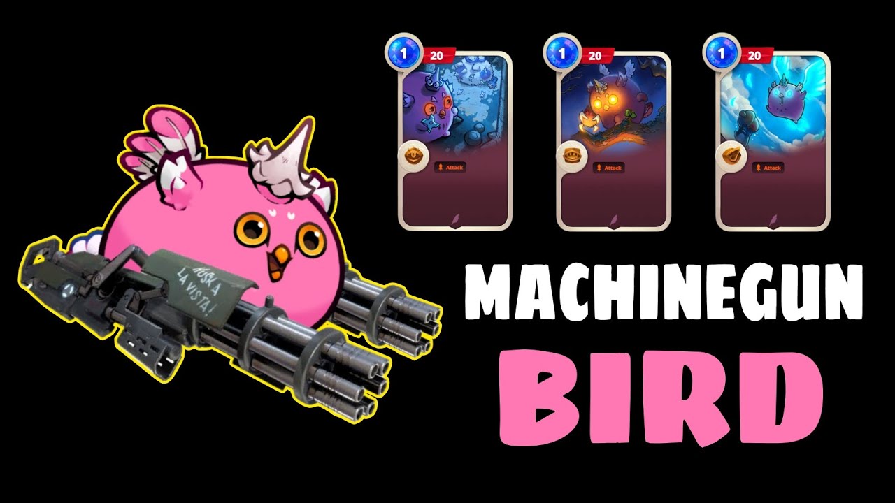 AXIE ORIGINS | Machine Gun Bird in Challenger Rank | Zazu - YouTube