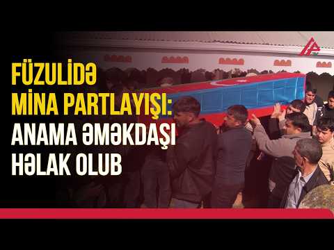Minaya düşən Füzuli sakini dəfn olunub | APA TV