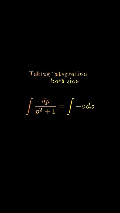 Solution of a Nonlinear Second-Order Differential Equation | Step-by ...