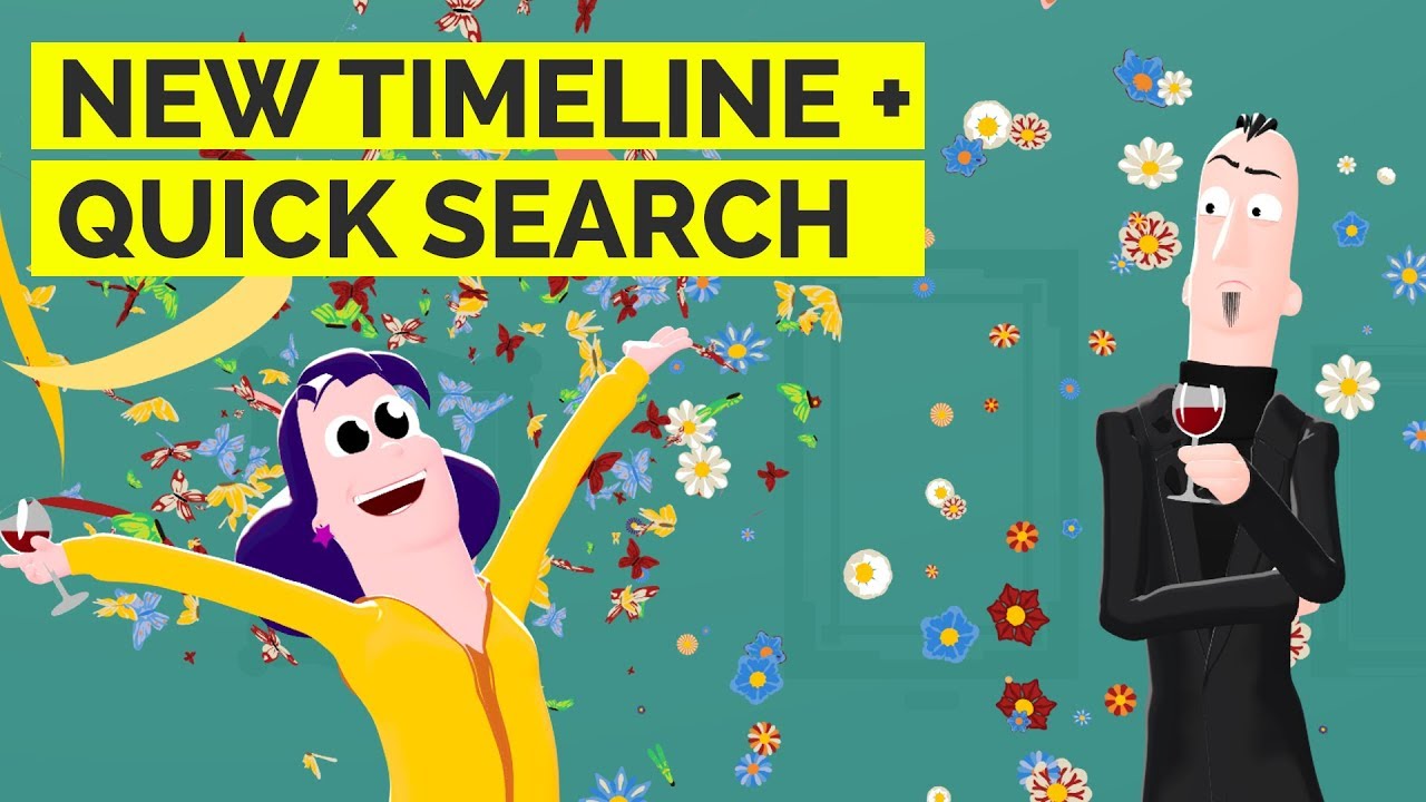 NEW Timeline & Quick-Search in Blender Cloud! - YouTube