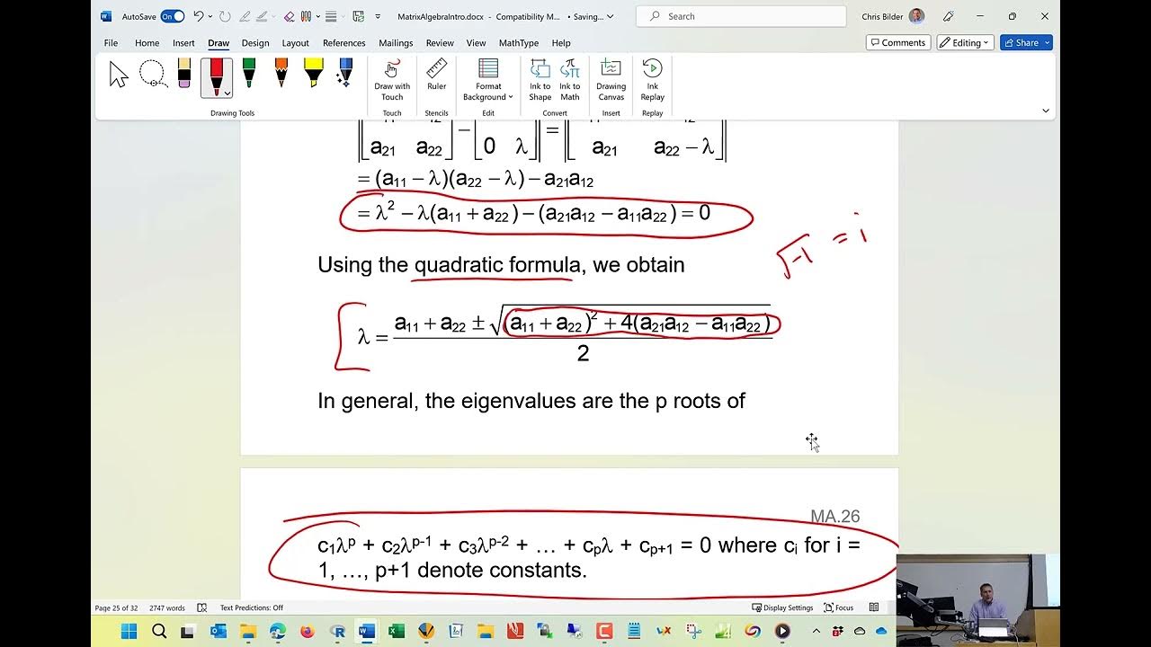 Applied Multivariate Statistical Analysis (2023) - Class #4, matrix algebra, data-distributions ...