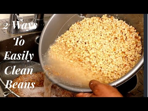2 WAYS TO EASILY CLEAN YOUR BEANS FOR MOI-MOI / AKARA - YouTube