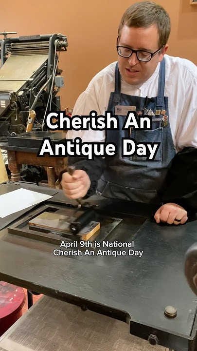 Using an antique press to print an antique halftone for National ...