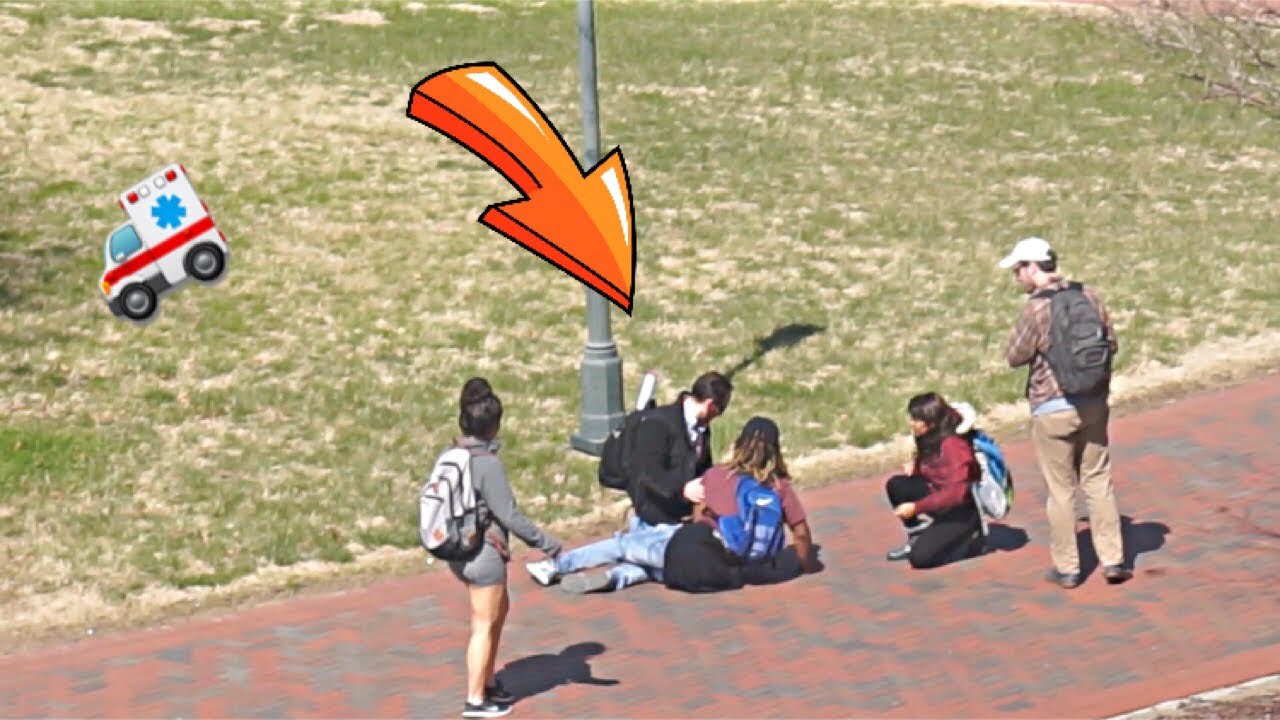 PASSING OUT IN FRONT OF PEOPLE PRANK/Social Experiment!! (MUST WATCH ...