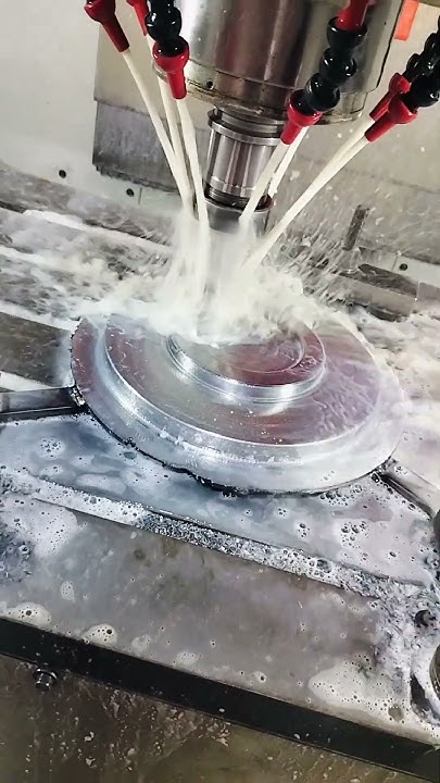 Machining step profile on vmc by 16 cutter - YouTube