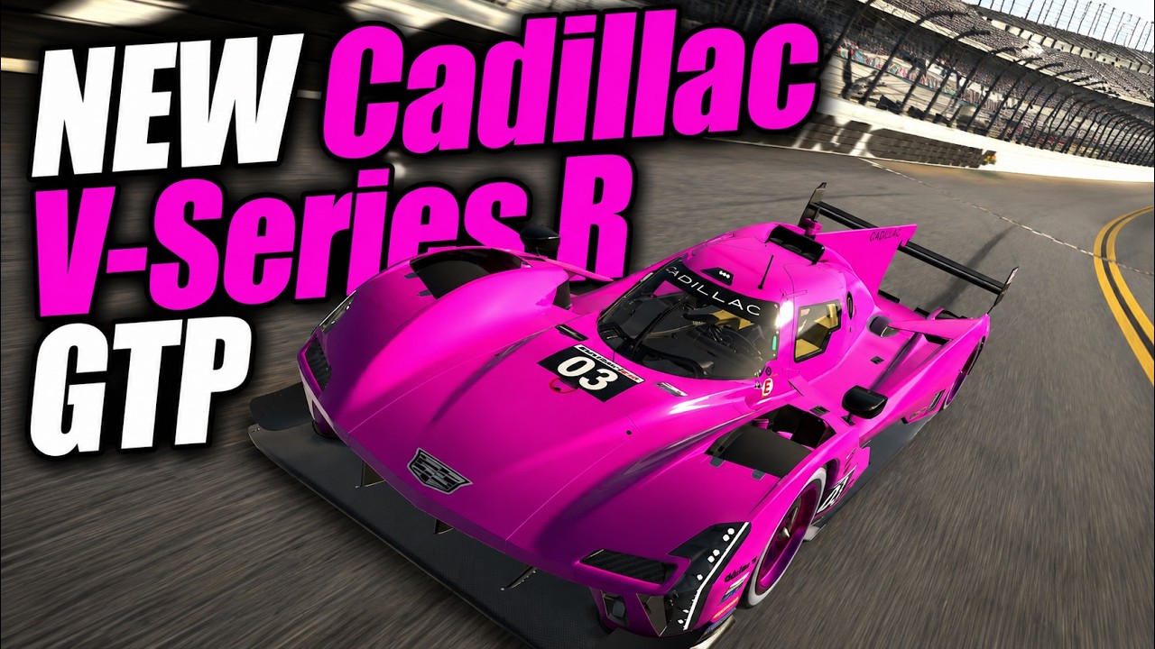 NEW Cadillac V-Series.R GTP onboard at Daytona on @iRacingOfficial ...